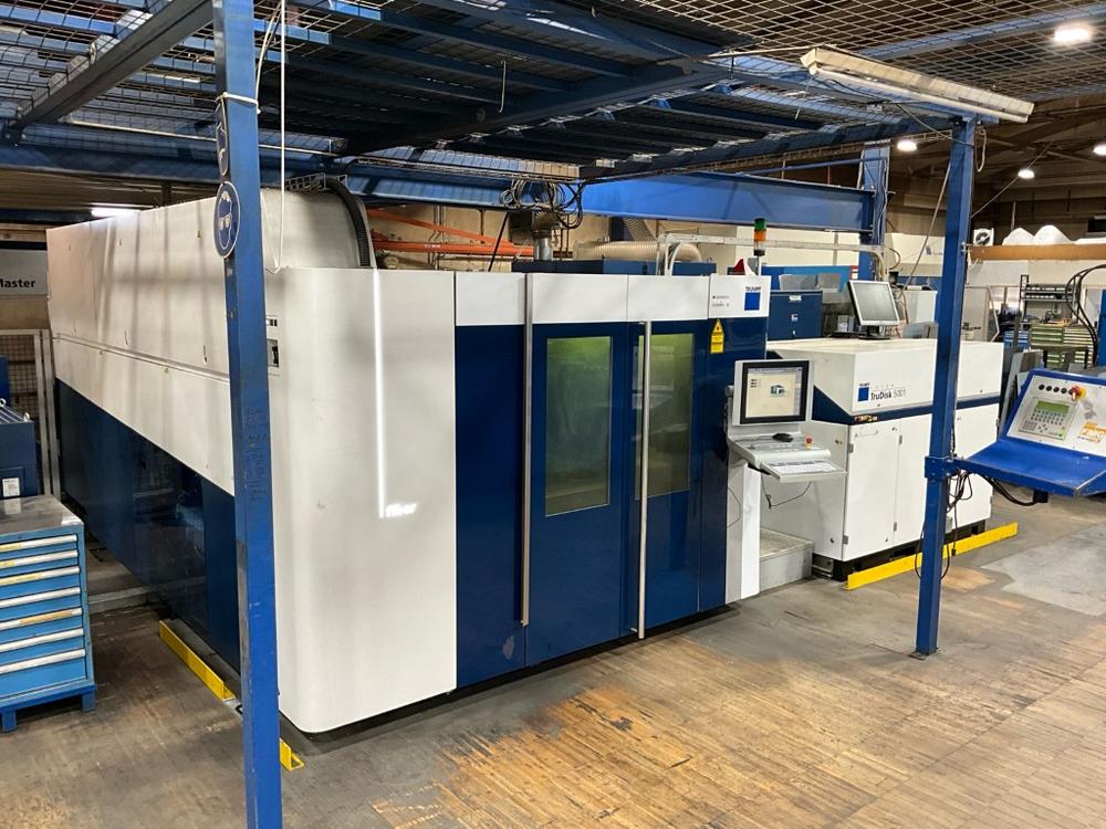 2014 Trumpf TruLaser 5030 (L56) 5kW fiber laser cutting machine | Dome ...